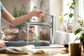 Hansgrohe Zesis M33 - Dřezová baterie s výsuvnou sprškou chrom