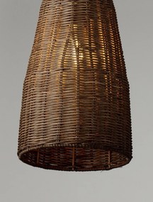 Ratanové závěsné svítidlo v přírodní barvě ø 19,5 cm Rielo – Nova Luce
