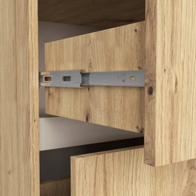 Skříňka pod umyvadlo VAMI Š90 2SZ dub artisan / kašmír