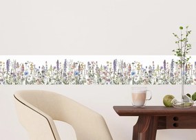 Samolepící bordura na zeď Divoké Květy | 5 m x 13.8 cm | DWB8483