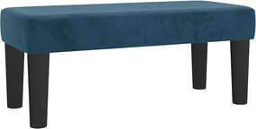 Box spring postel s matrací tmavě modrá 80 x 200 cm samet 3138053