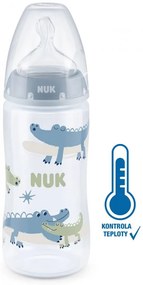 NUK FC+ láhev s kontrolou teploty 300 ml - modrá