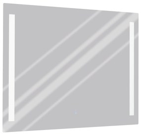 EGLO LED zrcadlové osvětlení do koupelny BUENAVISTA, 15W, denní bílá, 80x60cm, hranaté 99773