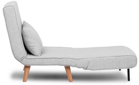 Hanah Home Rozkládací křeslo FOLDE šedé