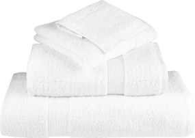 Prémiové ručníky do sprchy SOLUND 10 ks bílé 70x140 cm 600 g/m² 137130