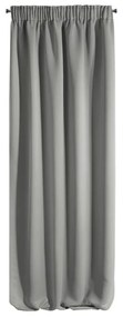Stříbrný zatemňovací závěs na pásce PARISA 135x270 cm