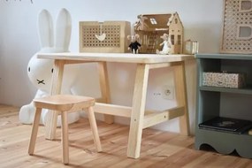 Dětský dřevěný stůl, 80 x 60 cm