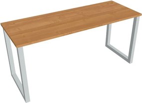 Kancelářský pracovní stůl Hobis UEO 1600, bílá RAL 9016, deskabuk