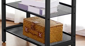 Odkládací stolek Vasagle Fioras 60 cm černý/hnědý