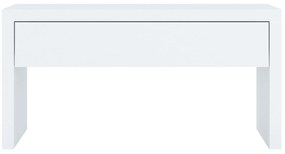 Nízký příruční stolek BURLESON - bílý