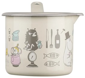 Kastrol Moomins Bon Appétit 1,3l, smalt / béžový