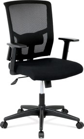 Ergonomická kancelářská židle VALERIO - černá síťovina
