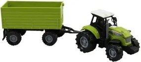 MaDe 15364 Traktor s vlečkou, se světlem a zvukem, volná kola / 23,5 x
