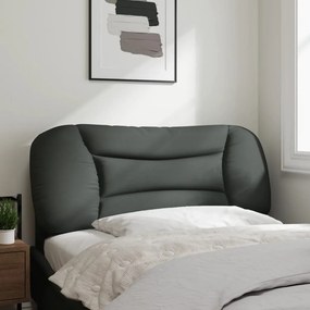 Polštář na čelo postele Hvar tmavě šedý 100 cm látkový 3207717