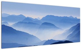 Modré hory - obrazy na stěnu (100x40cm)