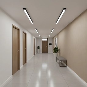 Lineární svítidlo 50W CCT 2700K/4000K/6000K černá barva