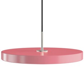 Umage 2422+4172 Asteria medium, závěsné svítidlo růžová/ocel, LED 16W, 3000K průměr 43cm