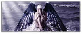 Malvis ® Obraz Modlitba andělům Velikost: obdélník - 130x60 cm
