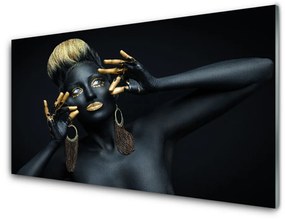 akrylový obraz Žena Barva Člověk 120x60 cm
