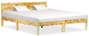 288436 vidaXL Rám postele masivní recyklované dřevo 140 x 200 cm
