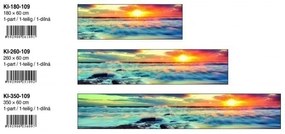 DIMEX | Fototapeta do kuchyně Západ slunce KI-180-109 | 180 x 60 cm | vícebarevná