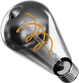 LED žárovka DECO SMOKED ST64 teplá bílá