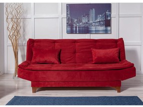 Atelier del Sofa 3-místná pohovka Kelebek - Claret Red, Červená