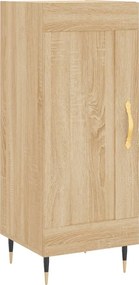vidaXL Skříň highboard 34,5 x 34 x 180 cm kompozitní dřevo [3190064] Barva: šedá sonoma