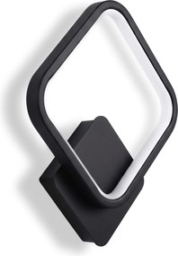 Toolight Rea, Nástěnné LED svítidlo LHJ122-W Černé, OSW-03276