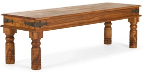 furniture-nabytek.cz - Masivní lavice Merlin z palisandru, lakovaná, hnědá – 150×45 cm