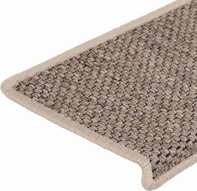 Samolepicí rohože na schody Sisal-Look 30 ks Tmavě béžová 3365890