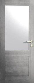 posuvné interiérové dveře do pouzdra LISBONA model 7 Průchozí rozměr: 70 x 197 cm, Orientace dveří: Levé dveře, Dekor: Dub kartáčovaný