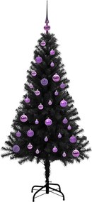 Vánoční stromeček Černá 150 cm PVC 3396471