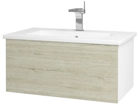 Dřevojas Koupelnová skříň VARIANTE SZZ 80 (umyvadlo Euphoria) Varianta: N07 Stone / N07 Stone