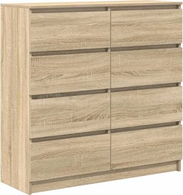 Příborník dub sonoma 100x35x99 cm kompozitní dřevo 3328491