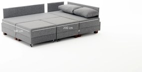 Hanah Home Rohová pohovka FLY vínová pravá 280 cm 825BLC1007