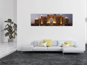 Obraz stavby v Dubaji (170x50 cm)