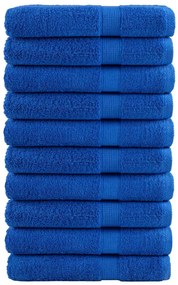 Prémiové saunové osušky SOLUND 10 ks modré 80x200 cm 600 g/m² 137196