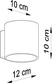 Nástěnné svítidlo SOLLUX Orbis 1 G9 1x40W bez zdroje SL.0048 černá