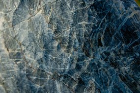 DIMEX | Samolepicí vliesová fototapeta na zeď Kamenná přírodní textura MA-5-2468 | 375 x 250 cm | modrá, černá, hnědá, šedá
