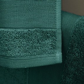 Tmavě zelené froté bavlněné ručníky a osušky v sadě 6 ks Anti-Bacterial – Catherine Lansfield