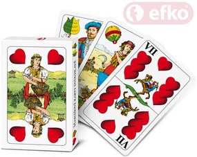 EFKO Hra Karty Mariášové dvouhlavé v krabičce *SPOLEČENSKÉ HRY* ef54937
