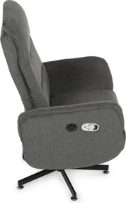 Polohovací křeslo béžové, elektrické TV-C5479 GREY2