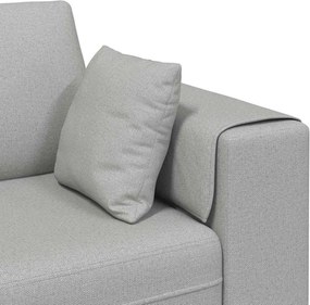 Pohovka Oblačno šedá 250 x 77 x 76 cm textil 3335151