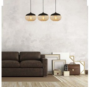 Designový lustr Cadenza 75 cm černý