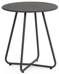 BIZZOTTO Kulatý konferenční stolek JABLE antracit ø45 cm