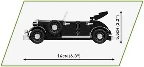 COBI 2261 De Gaulles Horch830BL / 1:35 / 244 kostek / od 6 let