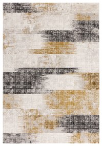 Tribeca Design Kusový koberec Zoom Lines Gold Rozměry: 200x290 cm