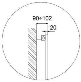 Cordivari Stradivari - Radiátor 1150x420 mm, vertical, leštěná nerez 3620760450005