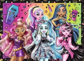 Trefl - Puzzle - Monster High: Elektrizujíci den 4v1 / 35|48|54|70 díl